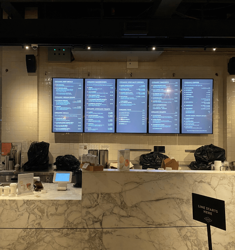 Dr. Smood Digital Menu Boards | Reality Interactive